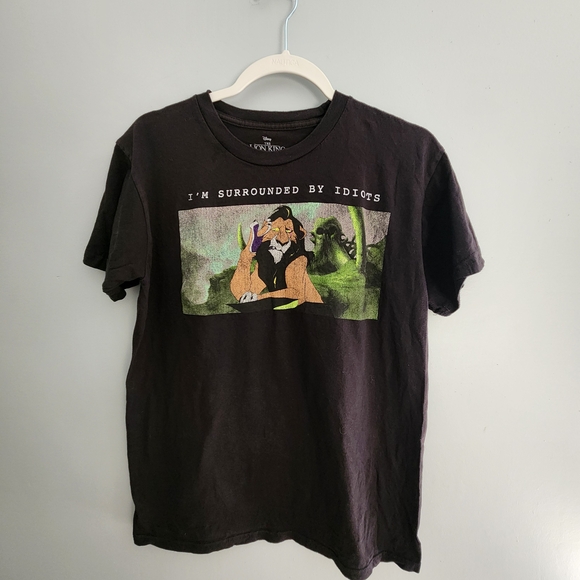 Disney | Shirts | Disney Graphic Tshirt Im Surrounded By Idiots Scar ...